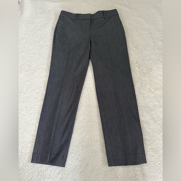 LOFT | Pants & Jumpsuits | Loft Riviera Slim Pant Textured Black And ...